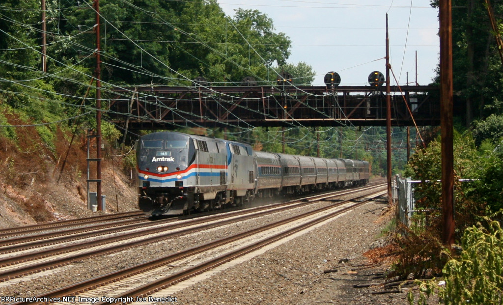 Amtrak Heritage engine 145